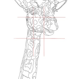 Giraffe Fabric Collage Pattern - Etsy