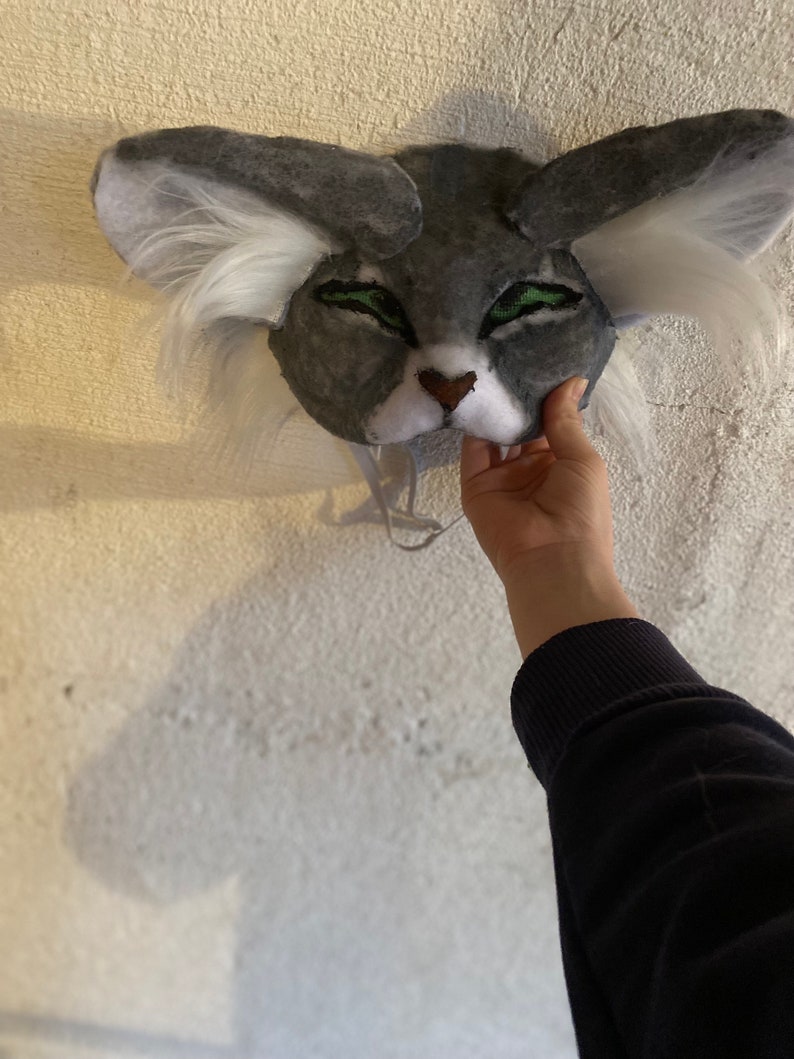 Gray Cat therian Mask:3 - Etsy