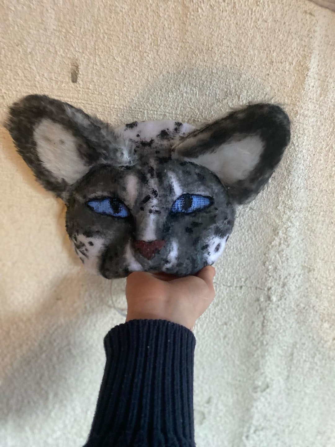 Snow Leopard Therian Mask - Etsy
