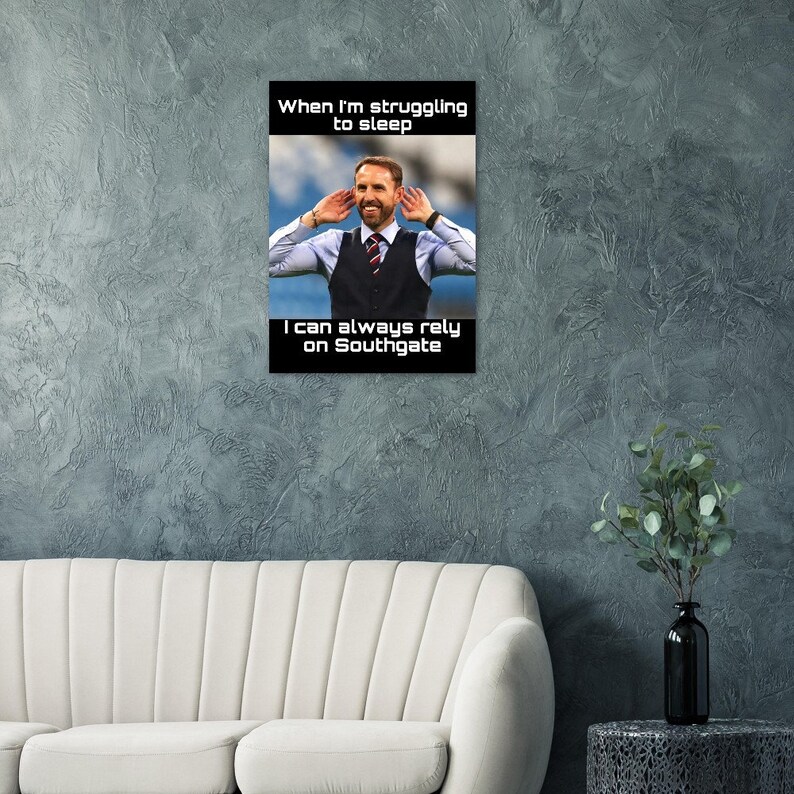 Gareth Southgate England Football Funny Poster - Etsy