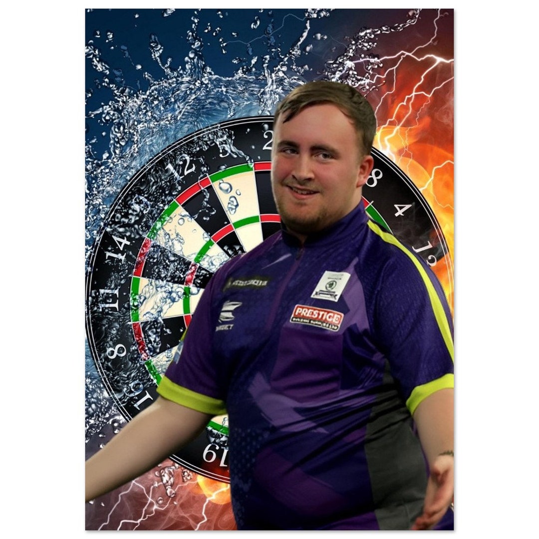 Luke Littler Darts Poster - Etsy