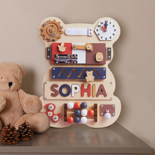 Bear Busy Board - Etsy