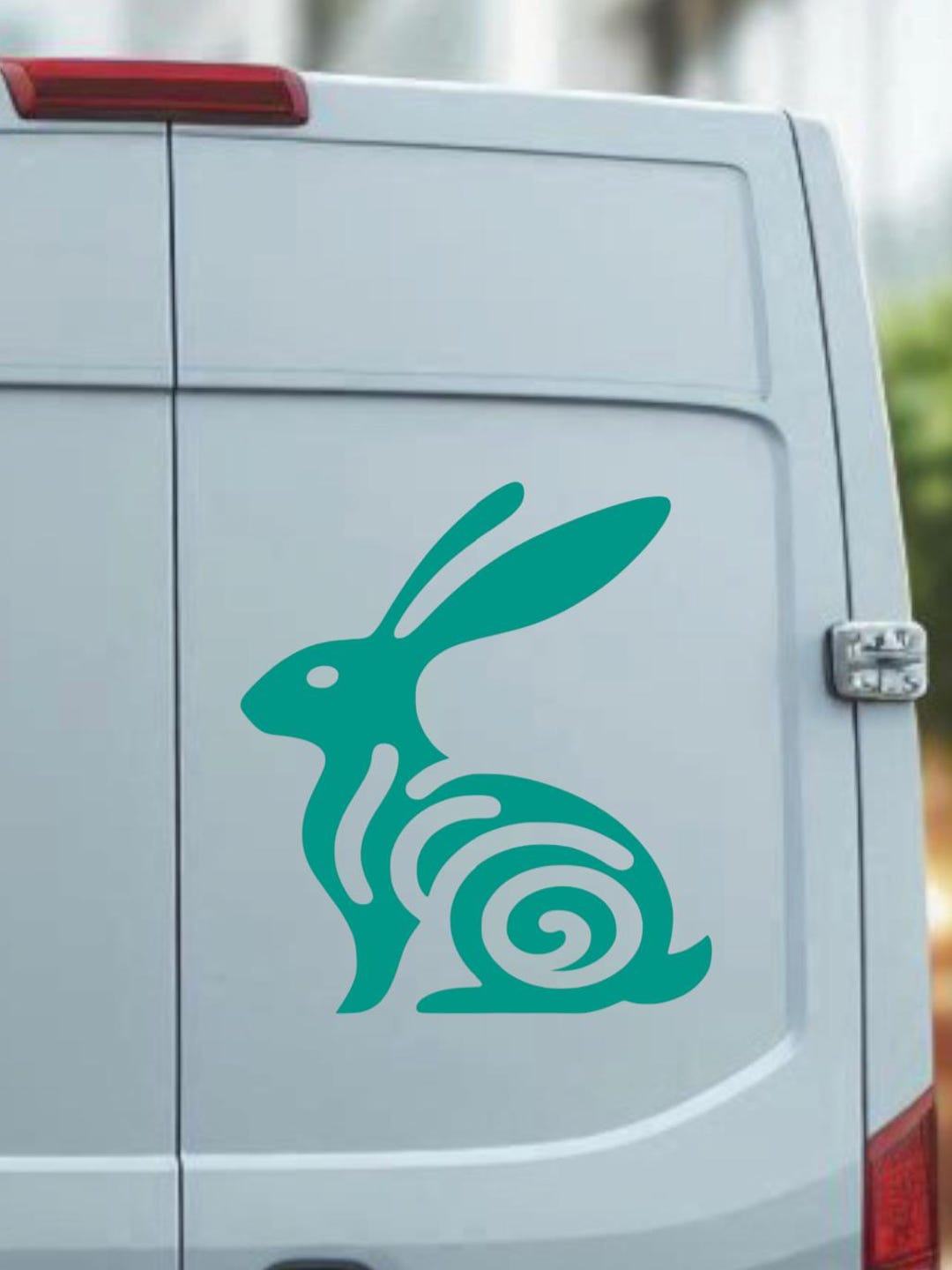 Spiral Hare Vinyl Decal Sticker Window Car Wall Decoration Van ...