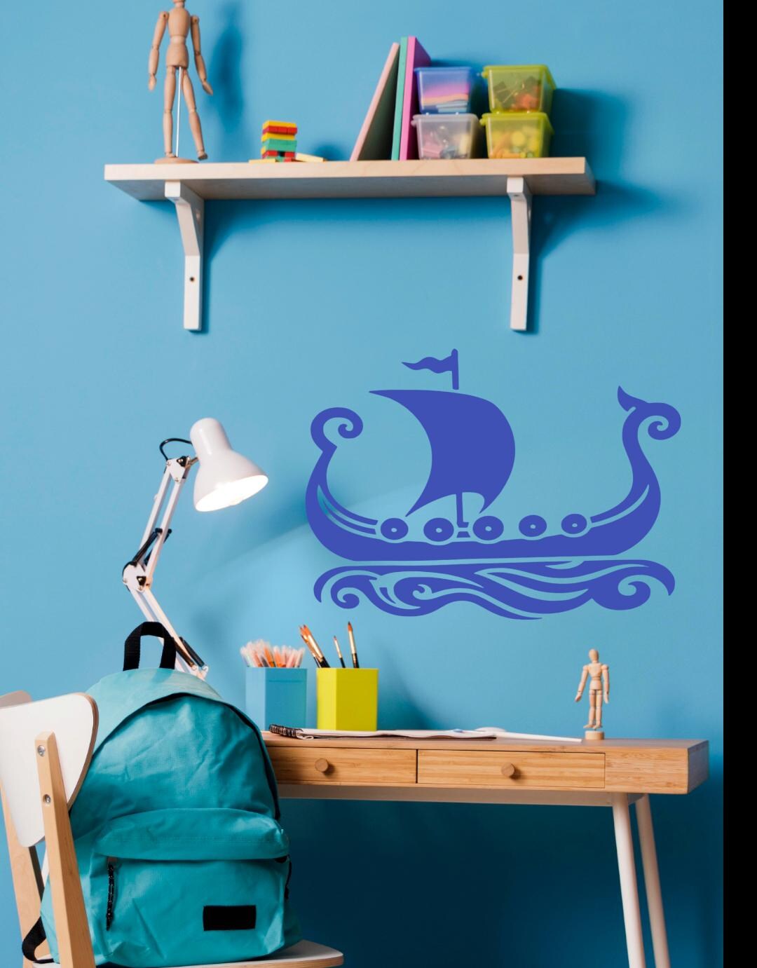 Viking Longboat Vinyl Decal Sticker Window Car Van Wall Decoration ...