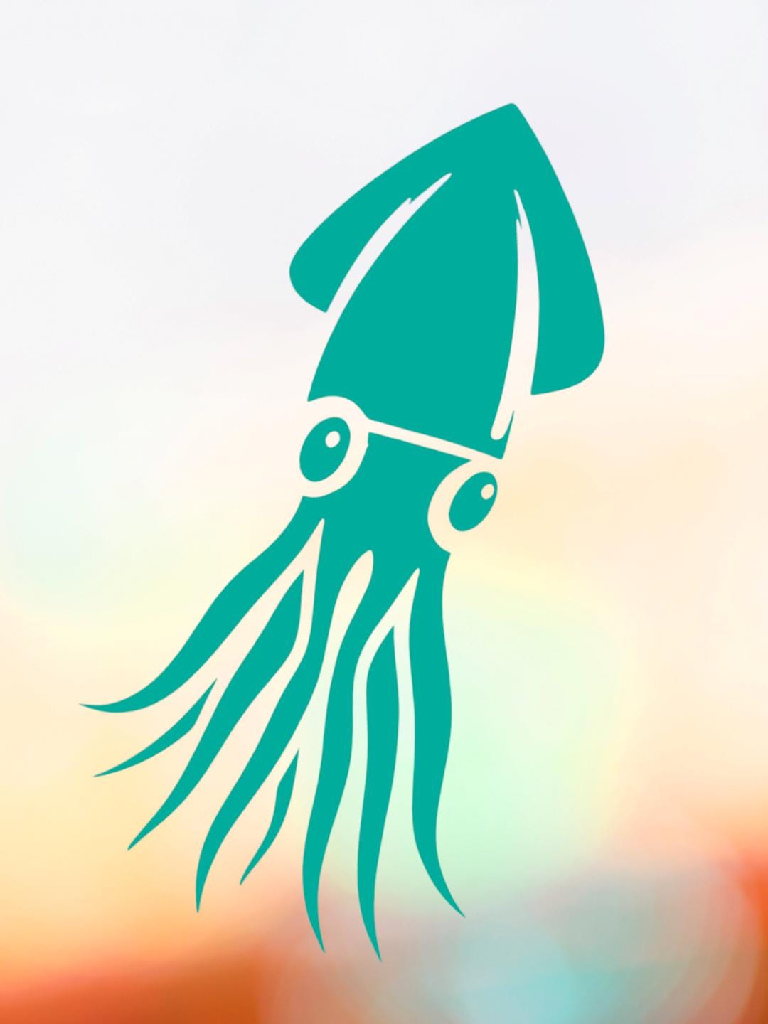 Squid Vinyl Decal Sticker Window Art Car Campervan Decals Wall Deco ...