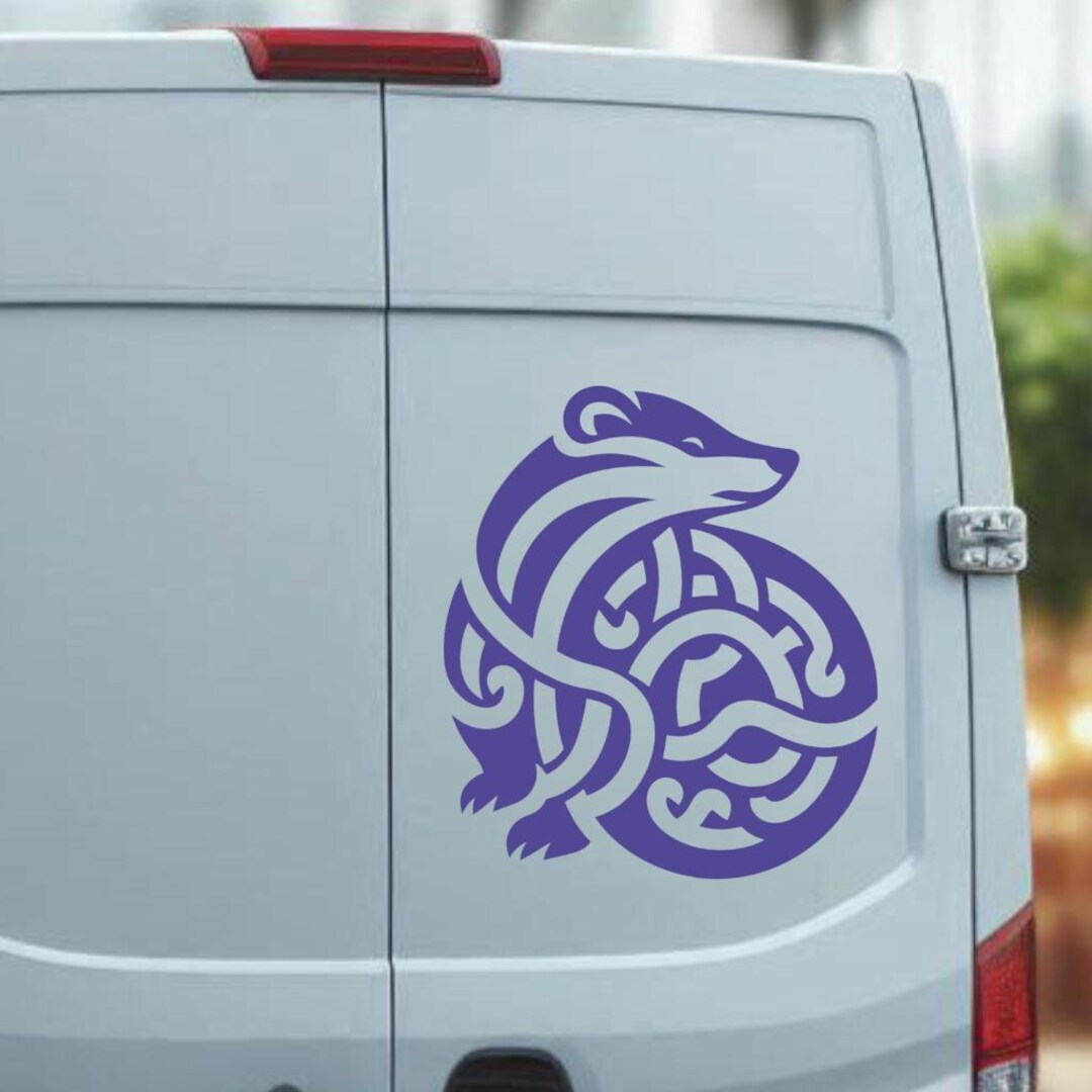 Celtic Badger Vinyl Decal Sticker Window Car Van Wall Van Laptop Art ...