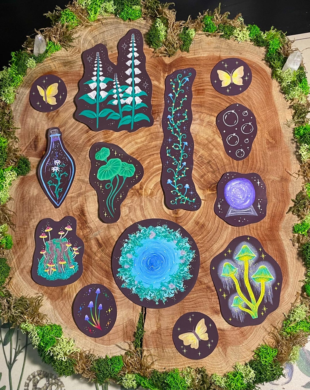 Dark Whimsy Sticker Collection 13 Pack | Whimsical Fairycore | Fairy ...