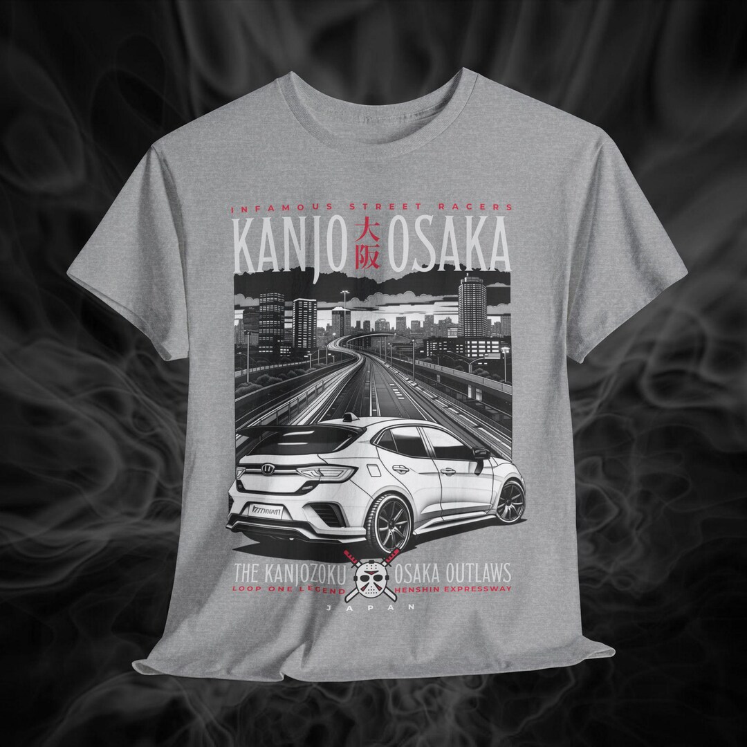 Kanjo Osaka Street Racing Legends T-shirt, Car Enthusiast, Streetwear ...