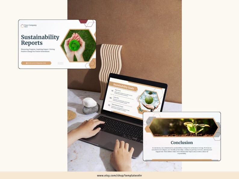 ESG Sustainability Report Template: Editable Canva Design (digital ...