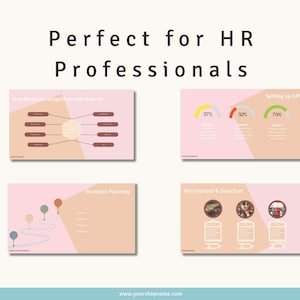 HR Strategy Presentation Template | Editable Human Resources Slide Deck ...