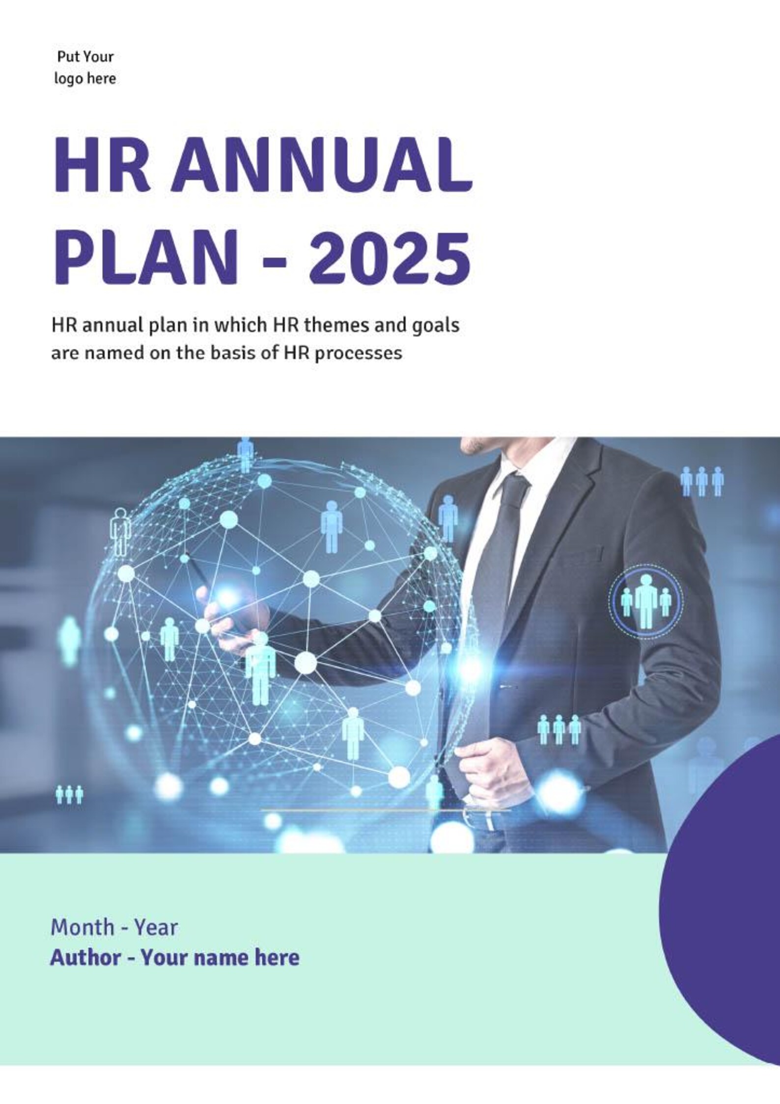 HR Annual Plan Template | HR Strategy | Small Business (editable ...