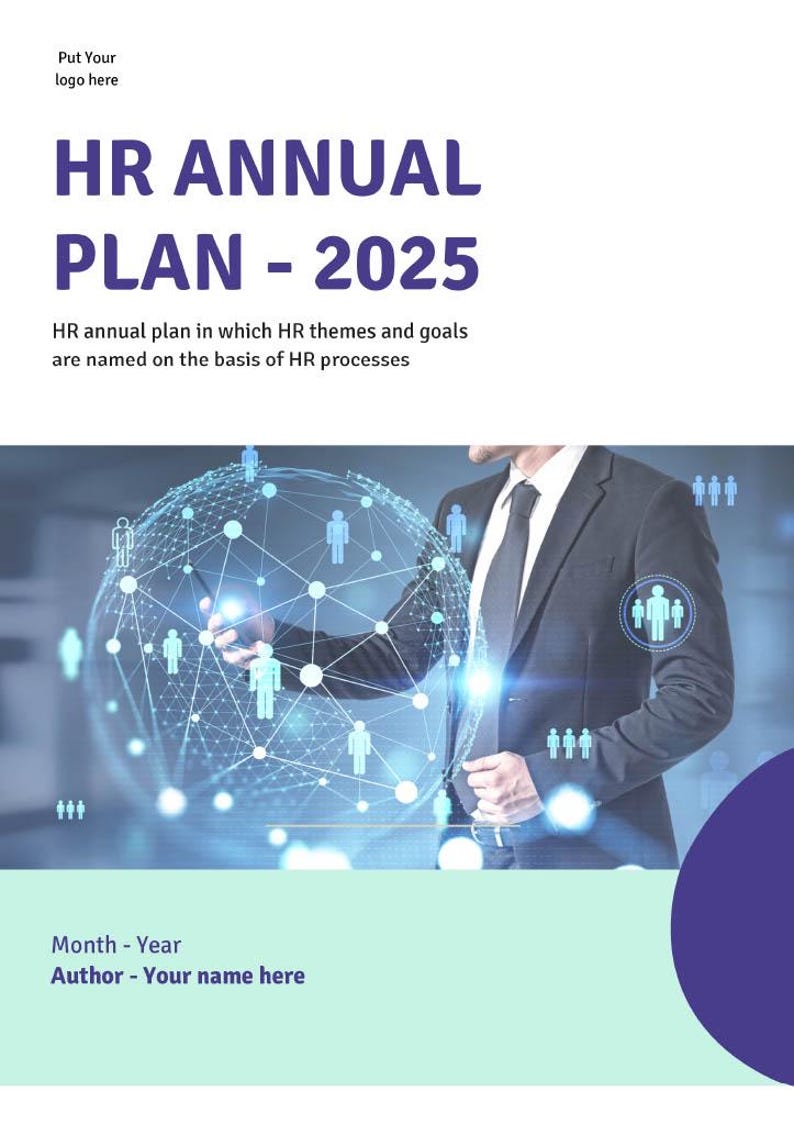 HR Annual Plan Template | HR Strategy | Small Business (editable ...