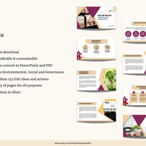 ESG and CSR Bundle for HR Professionals & Small Businesses - Etsy