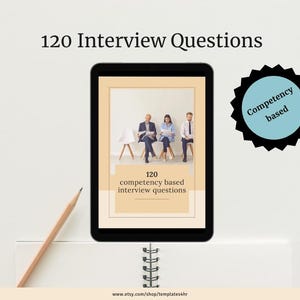 120 Competency Based Interview Questions for HR (digital Download) - Etsy