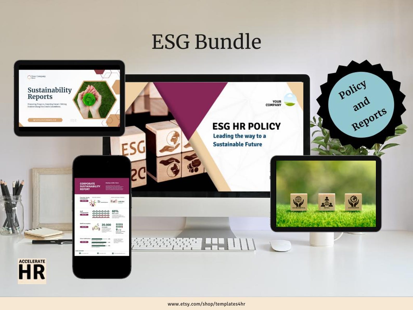 ESG and CSR Bundle for HR Professionals & Small Businesses - Etsy