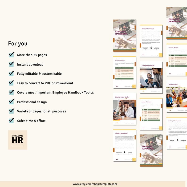Employee Handbook Template for HR Professionals and Small Businesses ...