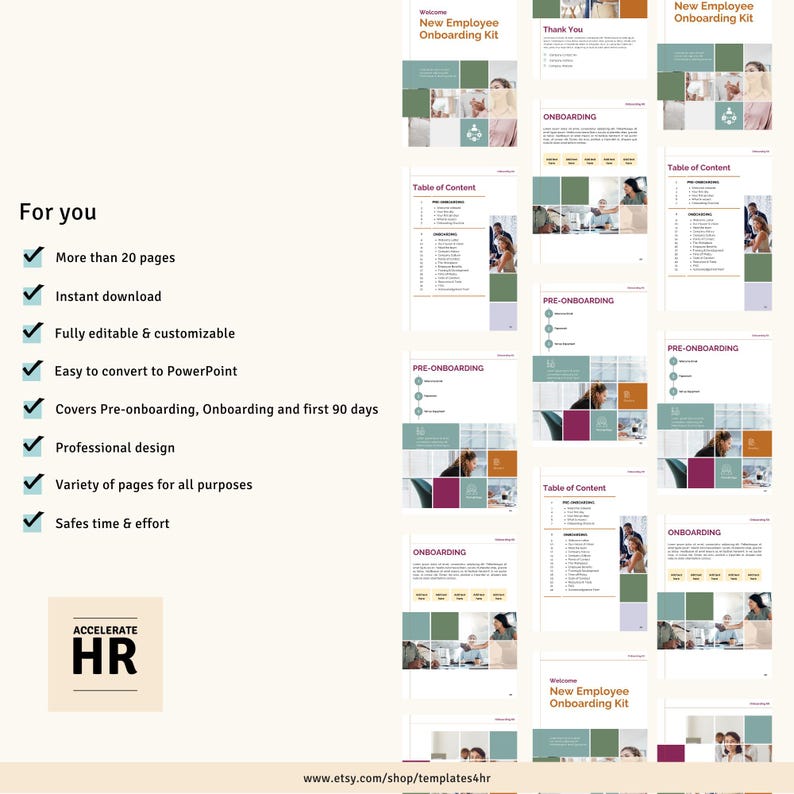 Employee Onboarding Kit Template | HR Onboarding Checklist for Small ...