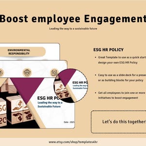 ESG HR Policy Template: Editable, Printable (digital Download) - Etsy