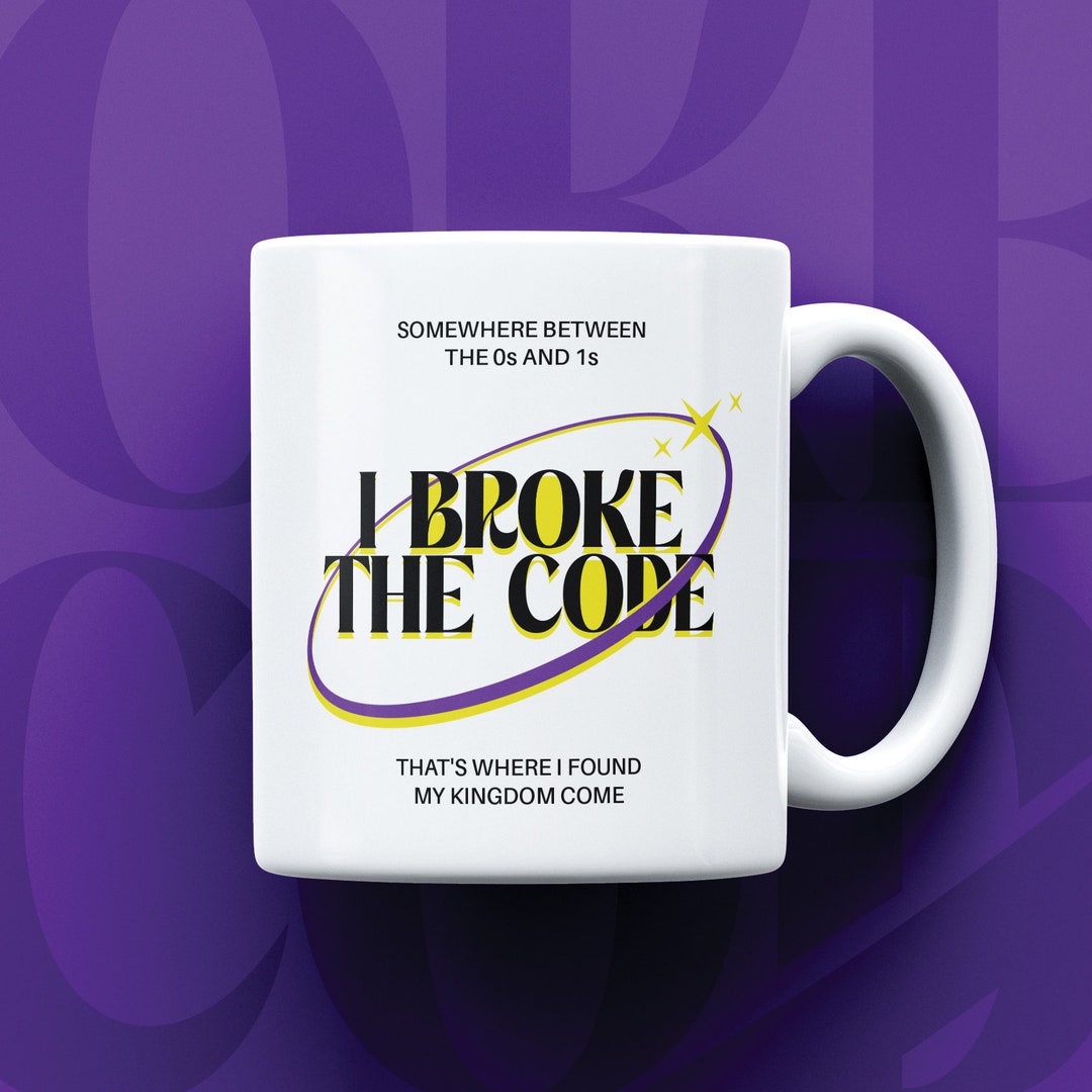I Broke the Code Mug, Nemo Fan Gift, Switzerland 2024, Eurovision Mug ...