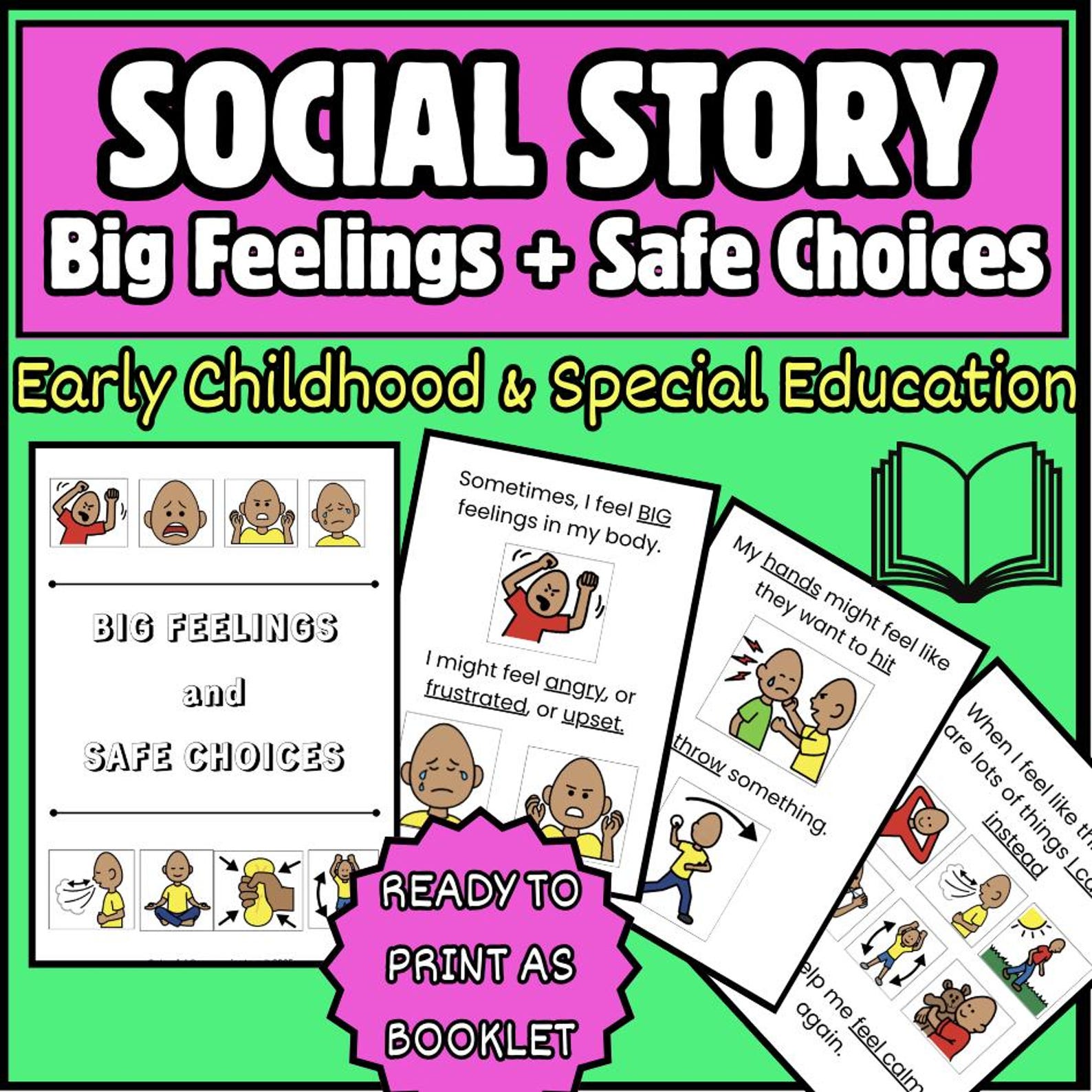 Social Stories Hitting | Social Stories Emotions | Social Stories ...