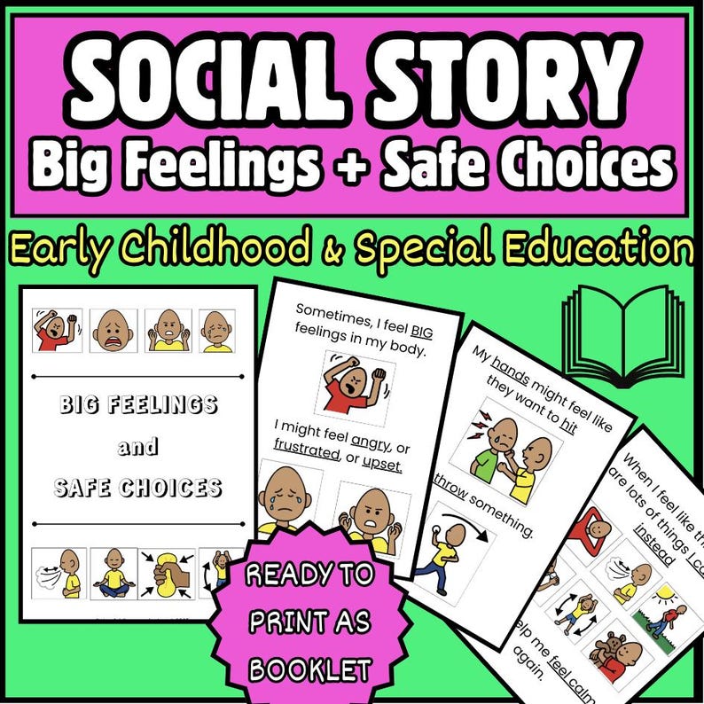 Social Stories Hitting | Social Stories Emotions | Social Stories ...
