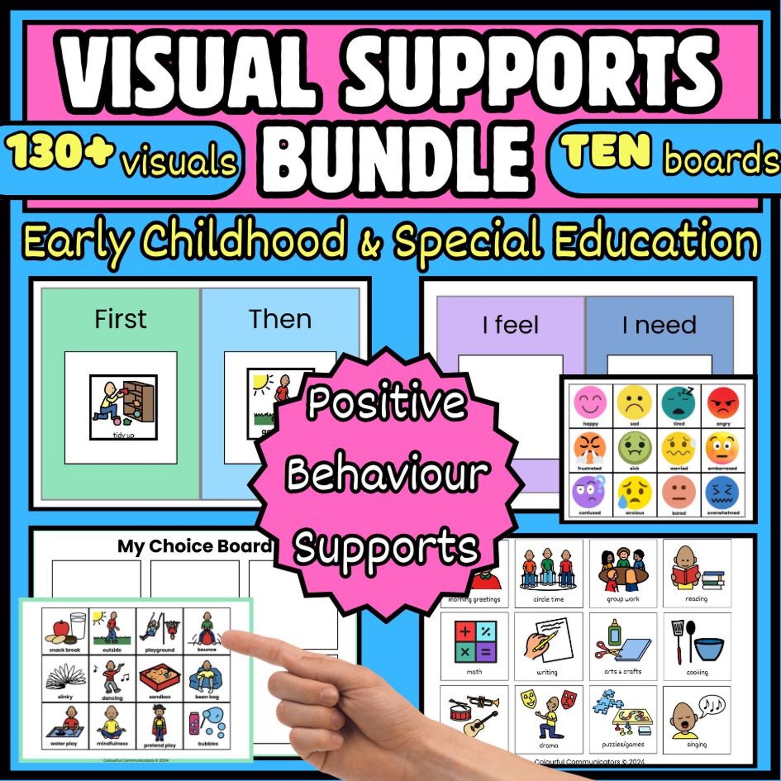 Visual Schedule Autism | Visual Cue Cards | Emotional Regulation ...