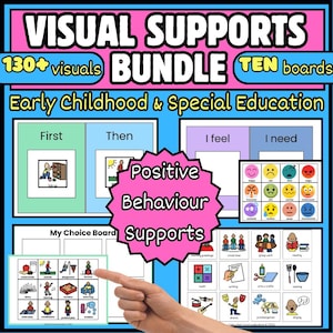 Visual Schedule Autism | Visual Cue Cards | Emotional Regulation ...