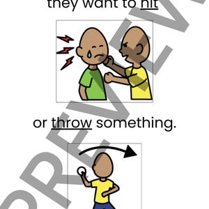 Social Stories Hitting | Social Stories Emotions | Social Stories ...