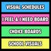 Visual Schedule Autism | Visual Cue Cards | Emotional Regulation ...