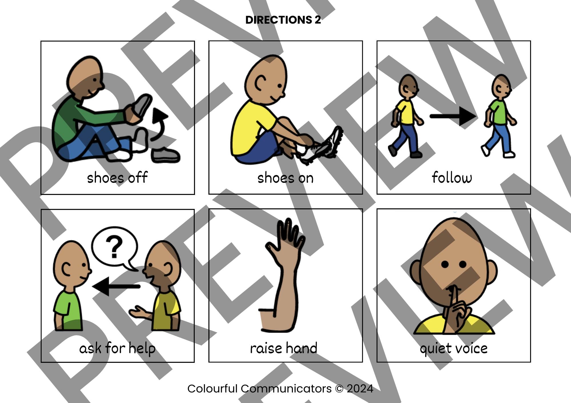 Autism School Lanyard Visuals – Communication Cards for Special ...