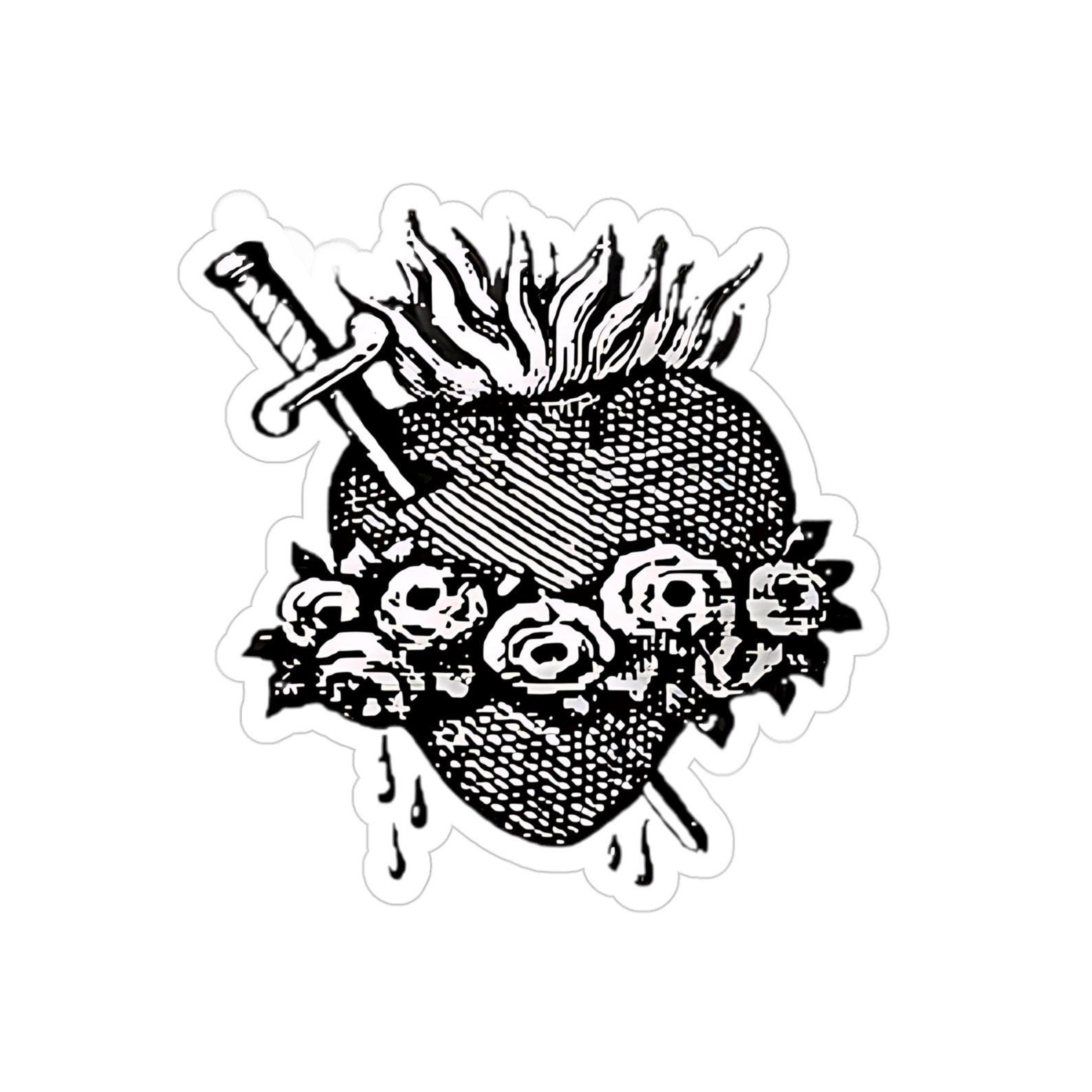 The Hearts of Jesus, Mary, and Saint Joseph, Transparent Bumper Sticker ...