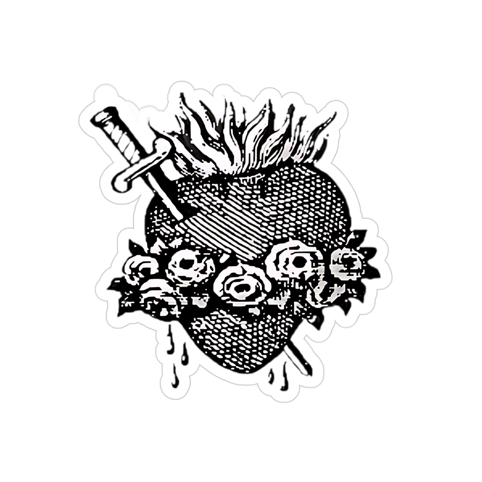 The Hearts of Jesus, Mary, and Saint Joseph, Transparent Bumper Sticker ...