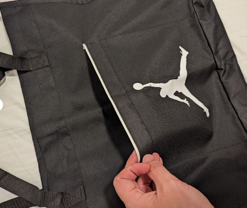 Nike Air Jordan JUMPMAN Shoe Tote Bag 15" X 10" Black Holds 2 Shoe ...