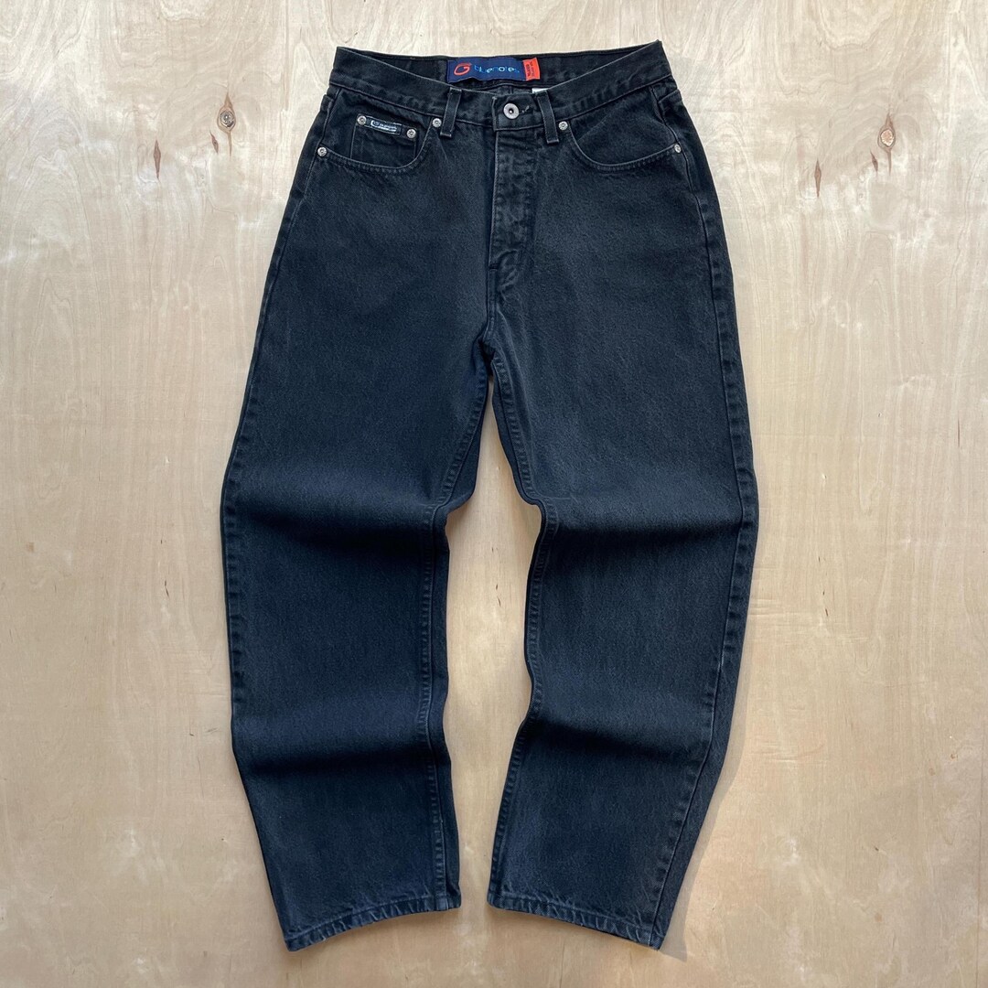 Vintage Y2K Bluenotes Black Straight Leg Jeans W/ Relaxed Fit / Men's ...