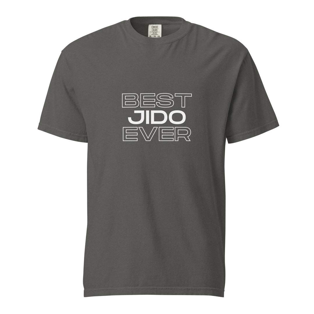 Best Jido Ever Lebanese Arabic Grandfather Pepper Gray Garment-dyed ...