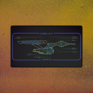 LCARS Desk Mat, Sci-fi Control Console Display Mouse Pad, Space Planet ...