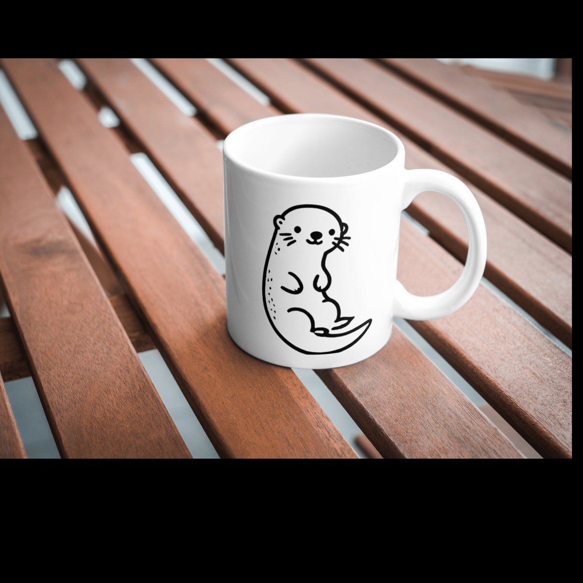 Cute Otter Silhouette SVG, Otter Clipart, Otter PNG, Sea Otter Svg ...