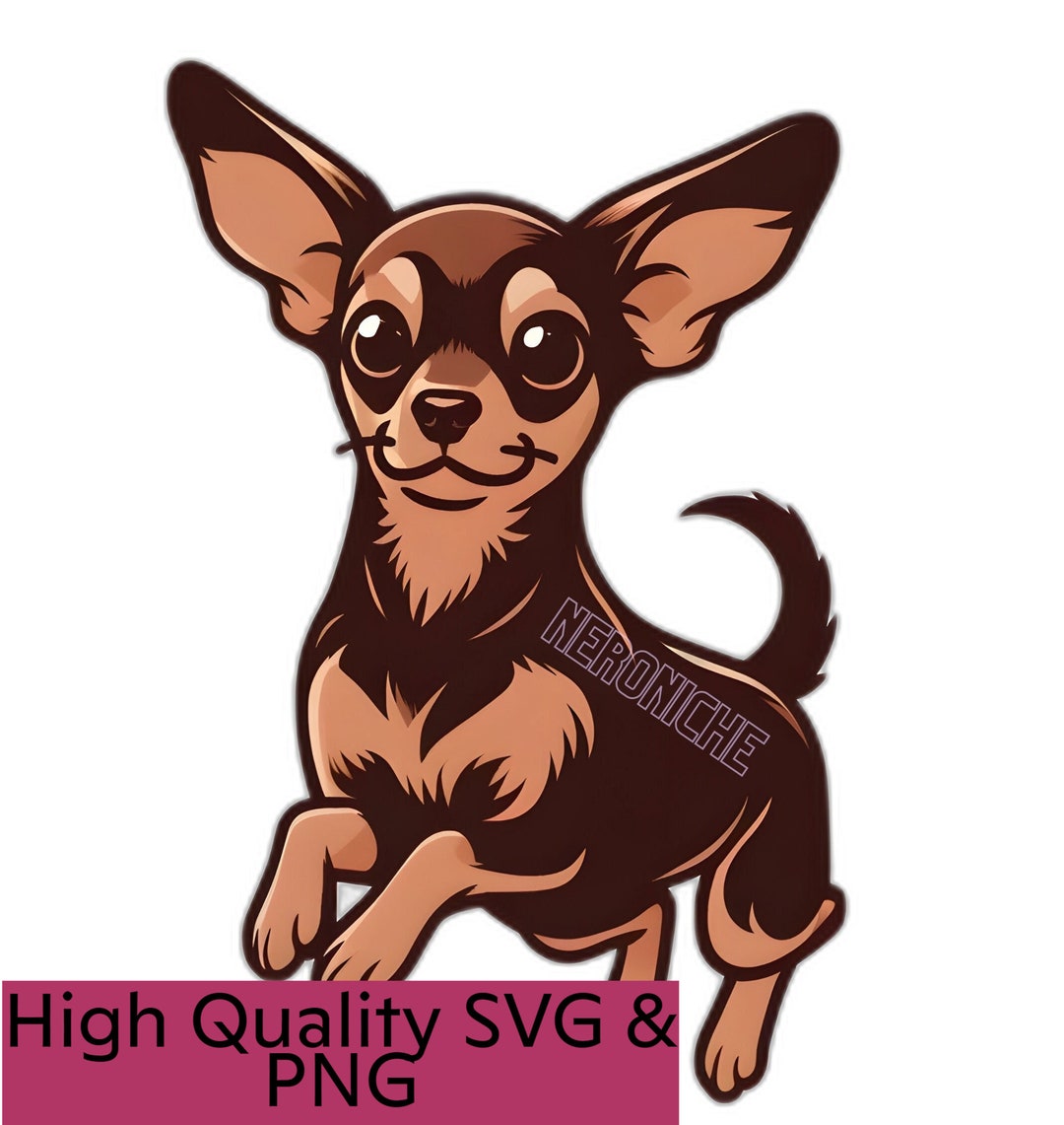 Chiweenie SVG, Chiweenie PNG, Chiweenie Print, Chiweenie Dog, Chiweenie ...