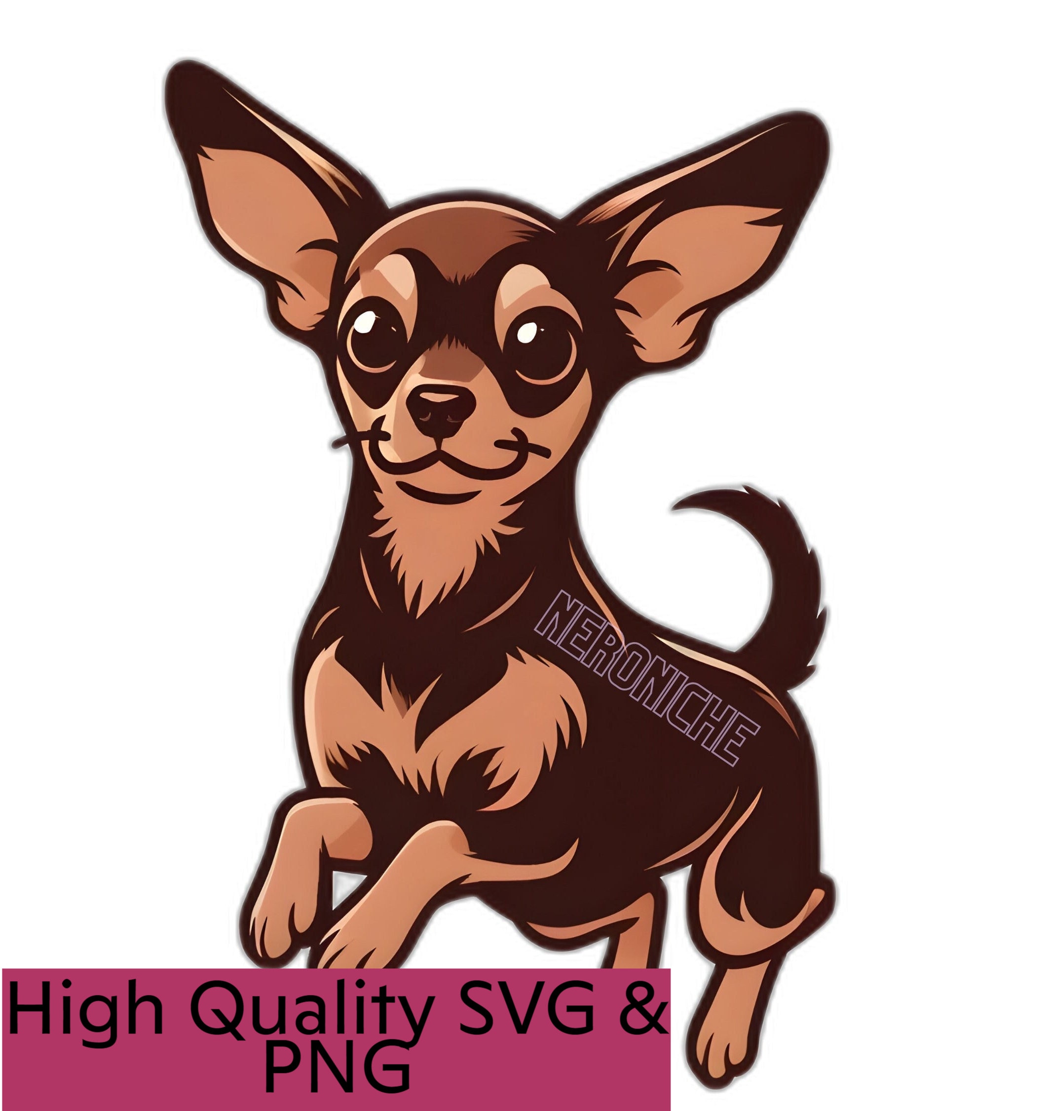 Chiweenie SVG, Chiweenie PNG, Chiweenie Print, Chiweenie Dog, Chiweenie ...