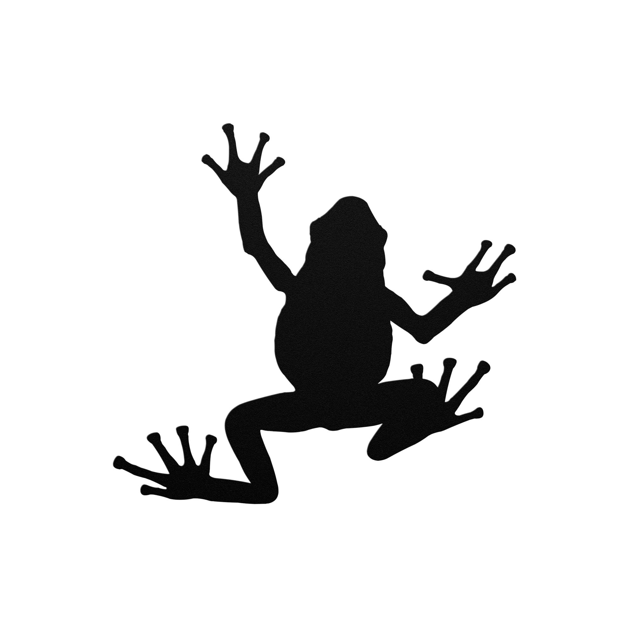 Metal Frog Wall Art, Tree Frog Metal Wall Art, Indoor or Outdoor, Large ...