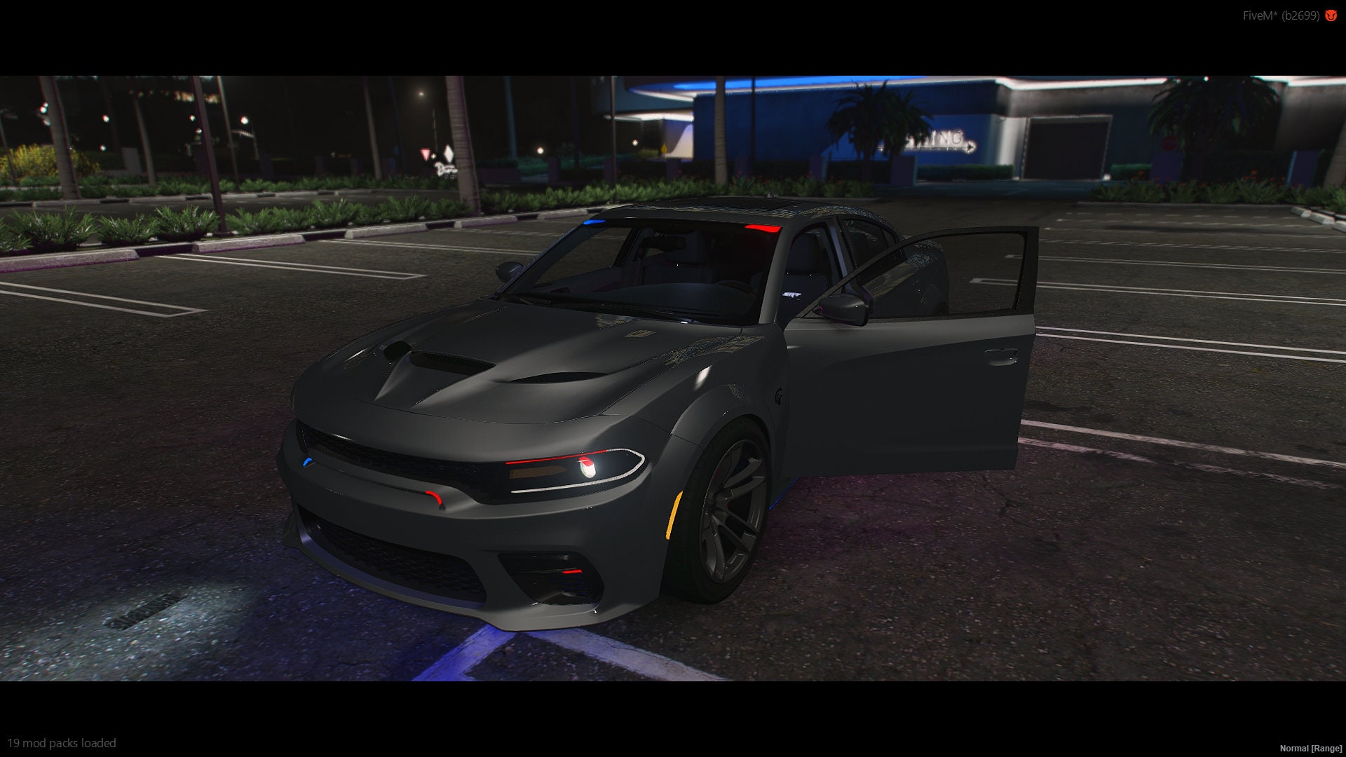 Police Dodge Charger Hellcat Fivem Grand Theft Auto 5 Mod High Quality ...