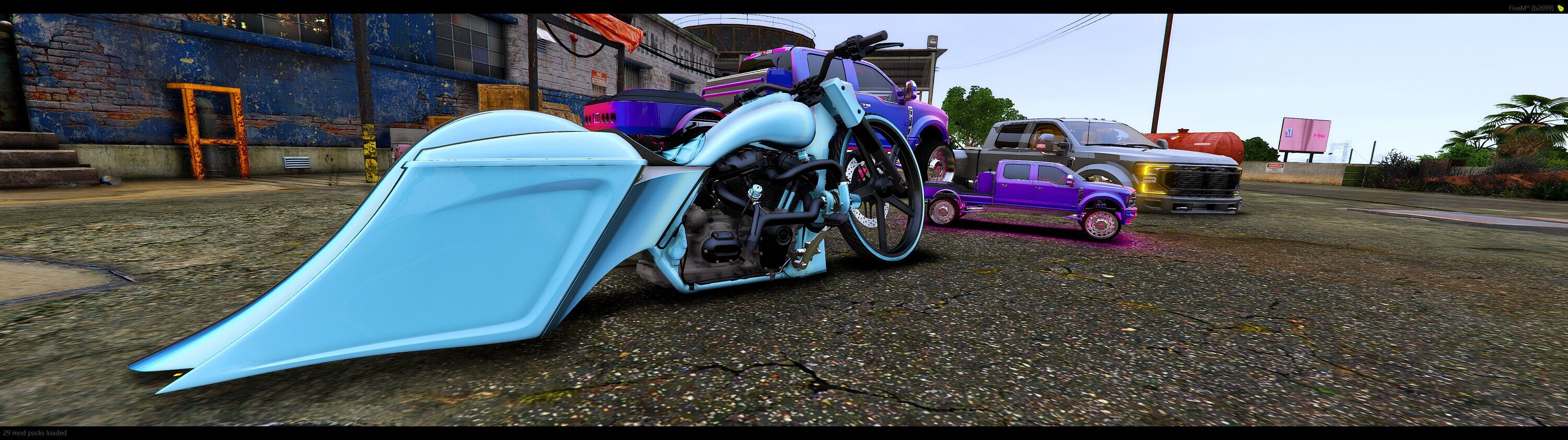 2019 HD Streetglide Bagger Fivem Grand Theft Auto 5 Mod High Quality ...