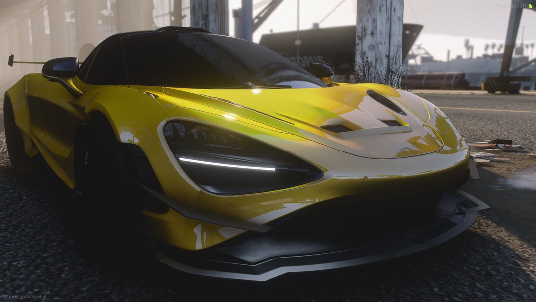 Mclaren 765LT Prior Design Fivem Grand Theft Auto 5 Mod High Quality ...