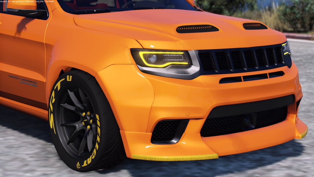 Jeep Grand Cherokee Trackhawk SRT Redeye Fivem Grand Theft Auto 5 Mod ...