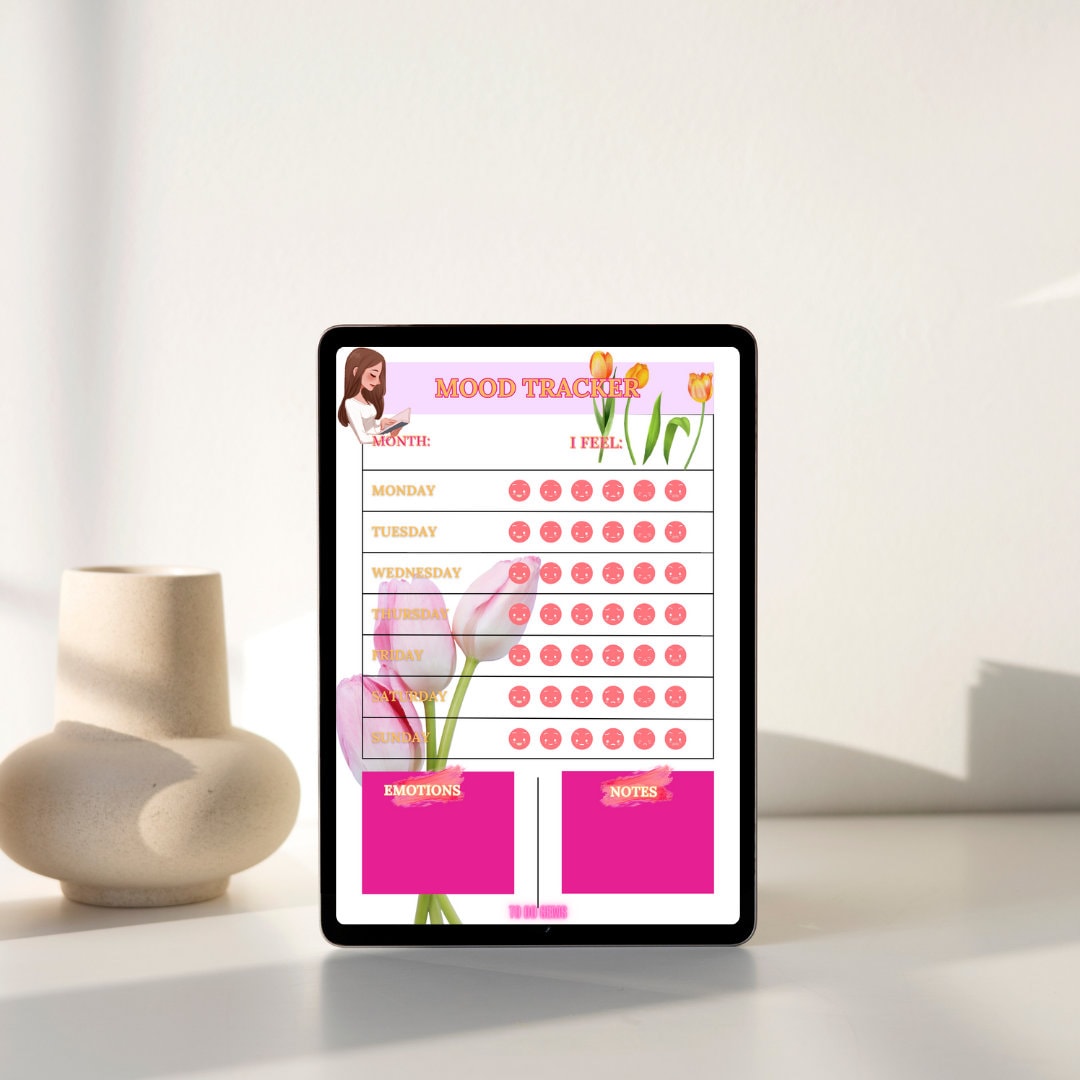 Mood Tracker Mood Tracker Digital Digital Mood Tracker Mood Digital ...