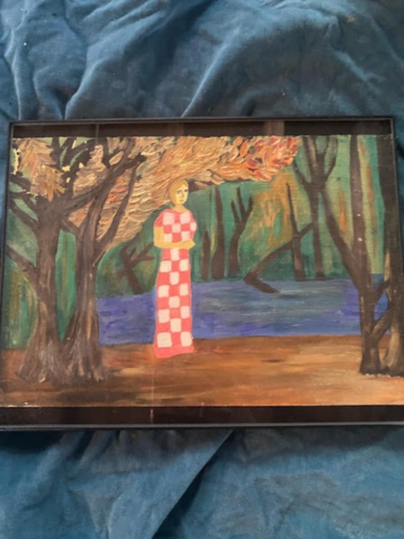 Scene From Tarkovsky's Solaris Hari Original Mixed Media Painting - Etsy