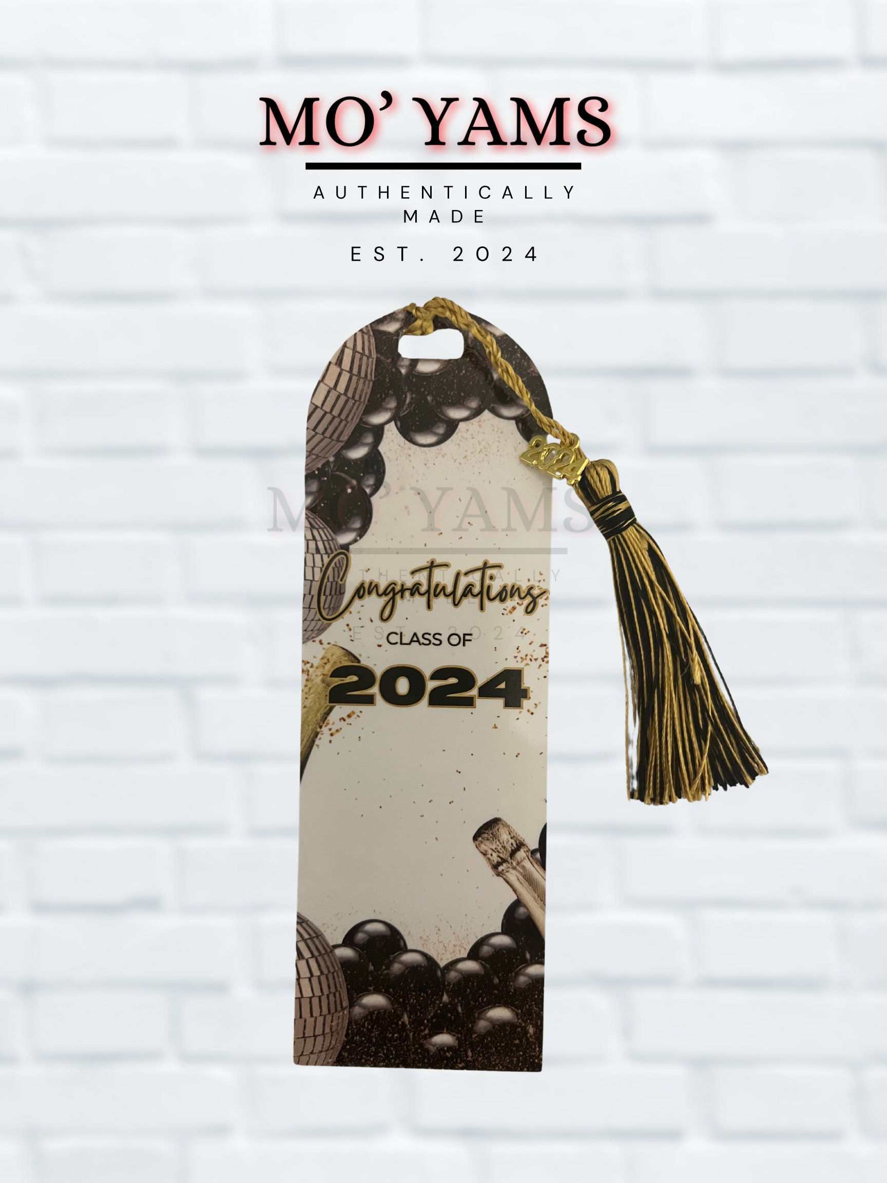 Congratulations Class of 2024 Graduation Celebratory Bookmark With ...