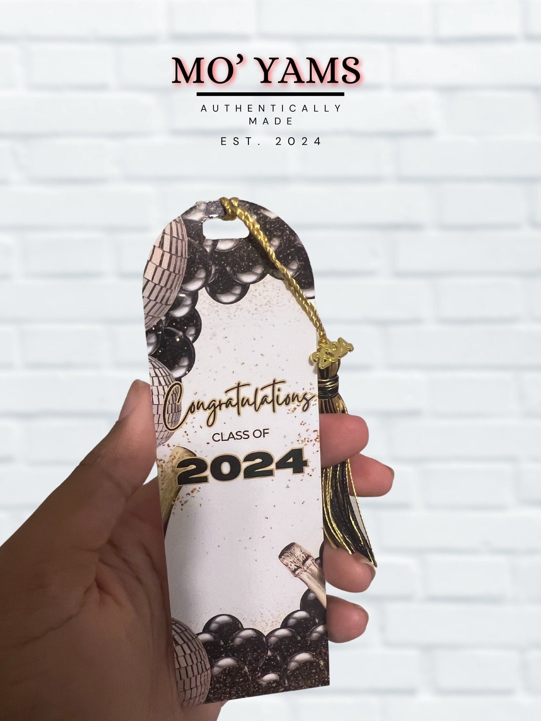 Congratulations Class of 2024 Graduation Celebratory Bookmark With ...