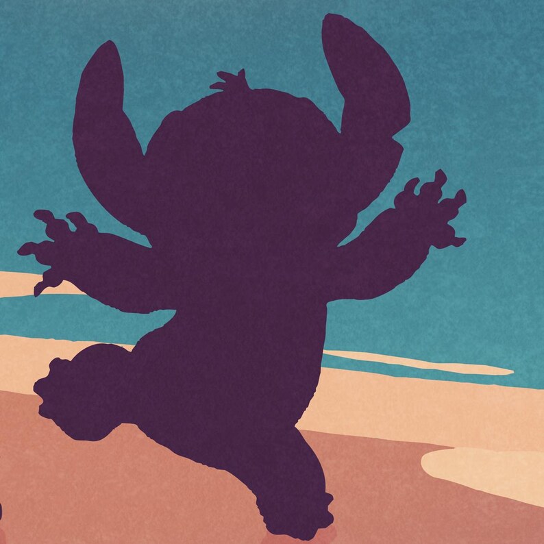 Lilo & Stitch Movie Poster Digital Download - Minimalist Film Print ...
