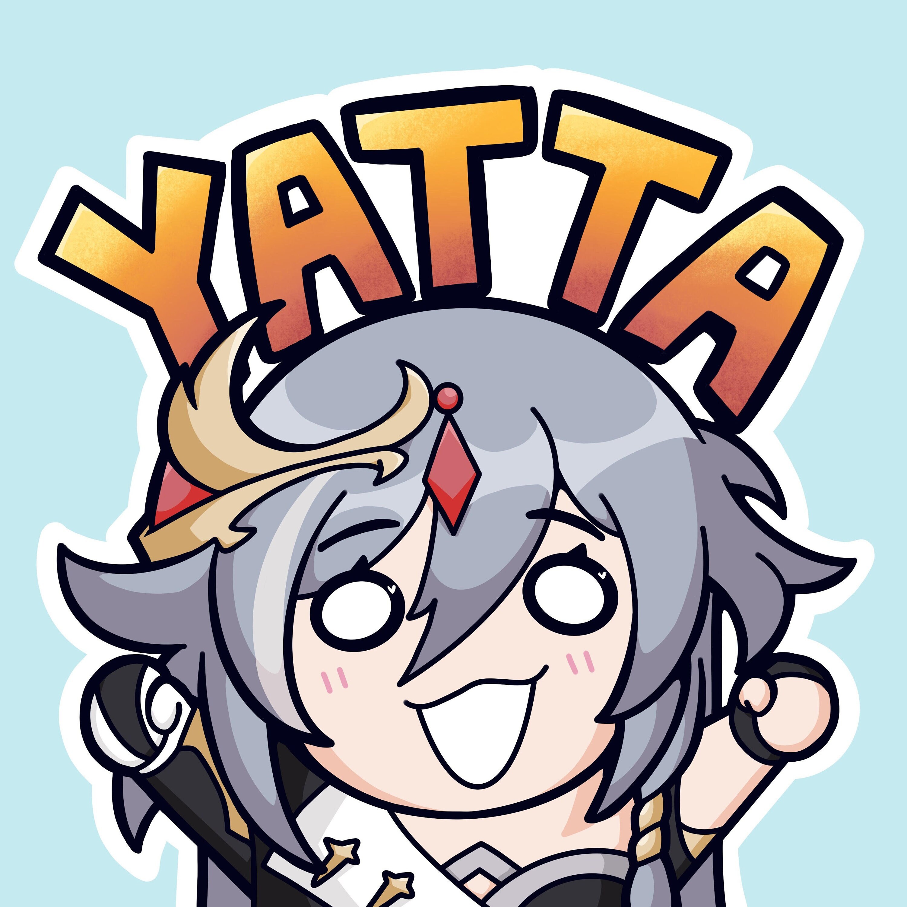 Honkai Impact 3rd Sticker: Herrscher of Sentience "yatta!" - Etsy
